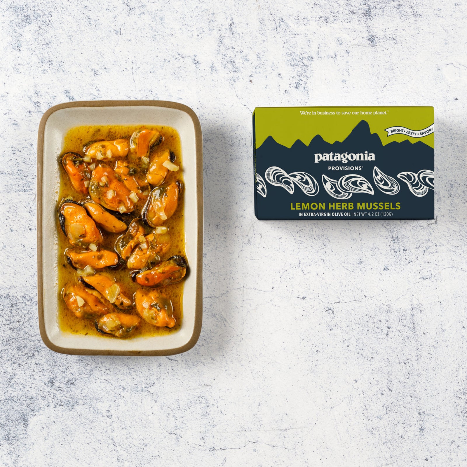 Lemon Herb EU Organic Mussels – Patagonia Provisions