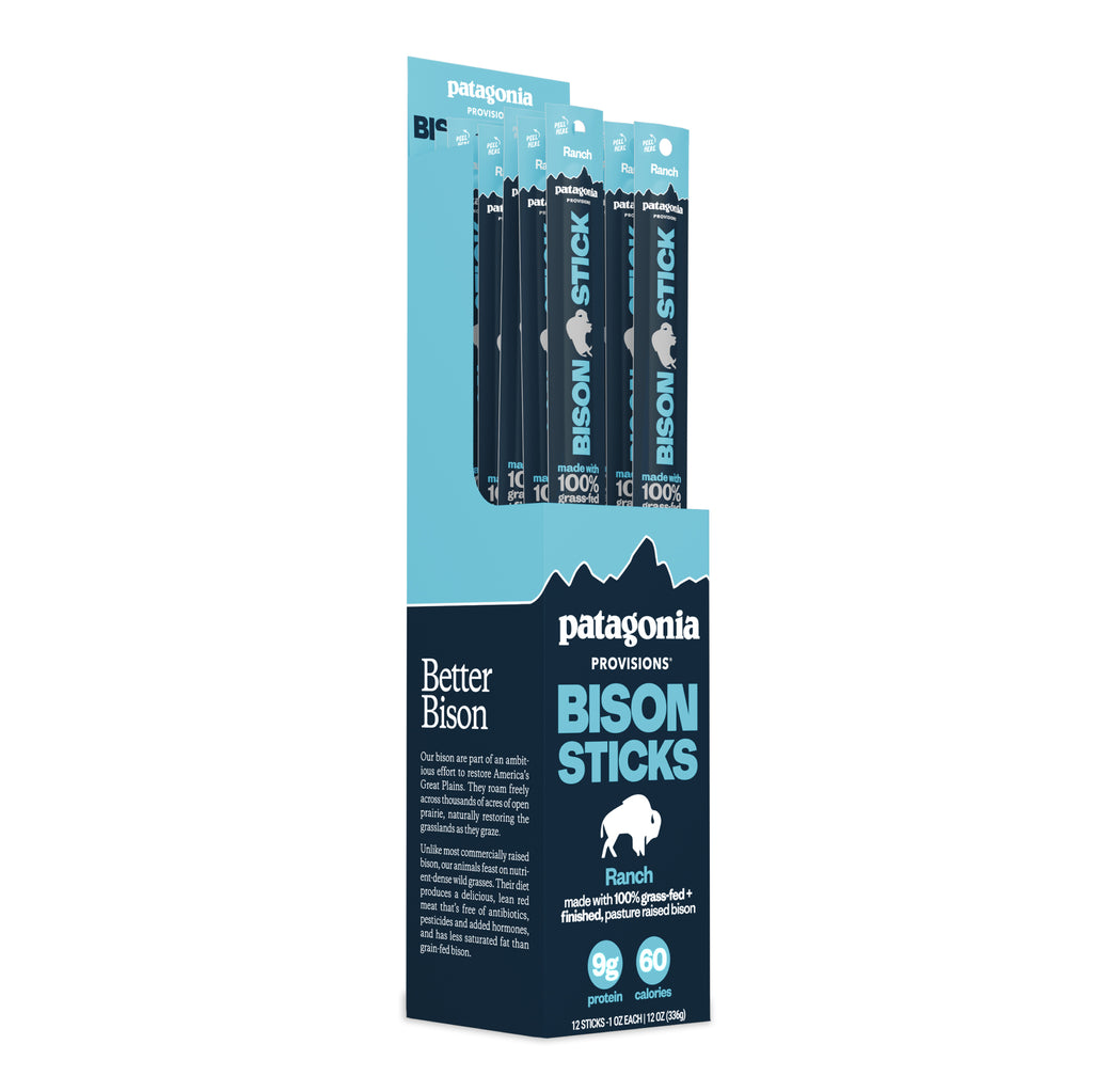 Ranch Bison Sticks – On-the-Go Herby, Grass-Fed Protein – Patagonia ...