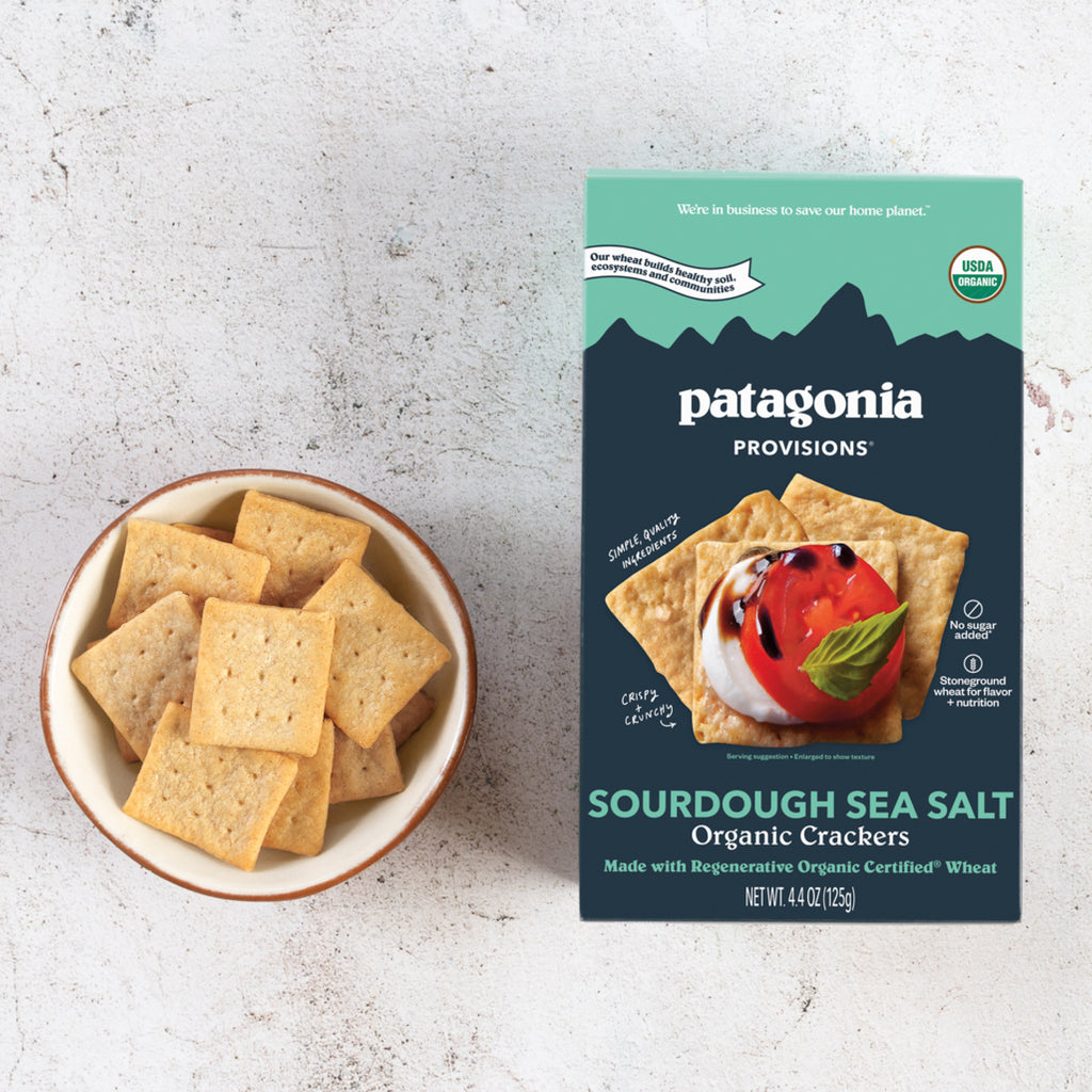 Organic Sourdough Sea Salt Crackers | Patagonia Provisions