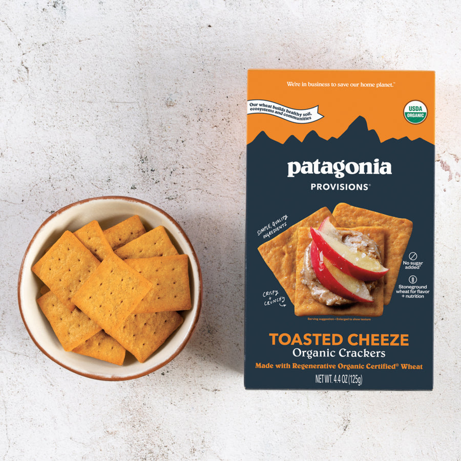 Organic Toasted Cheeze Crackers | Patagonia Provisions
